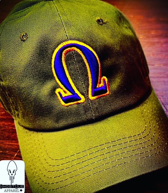 Raised Omega Distressed Baseball Cap– GhostQue Apparrel