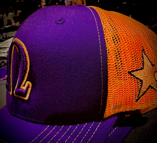 Raised Omega Mesh Trucker Cap– GhostQue Apparrel